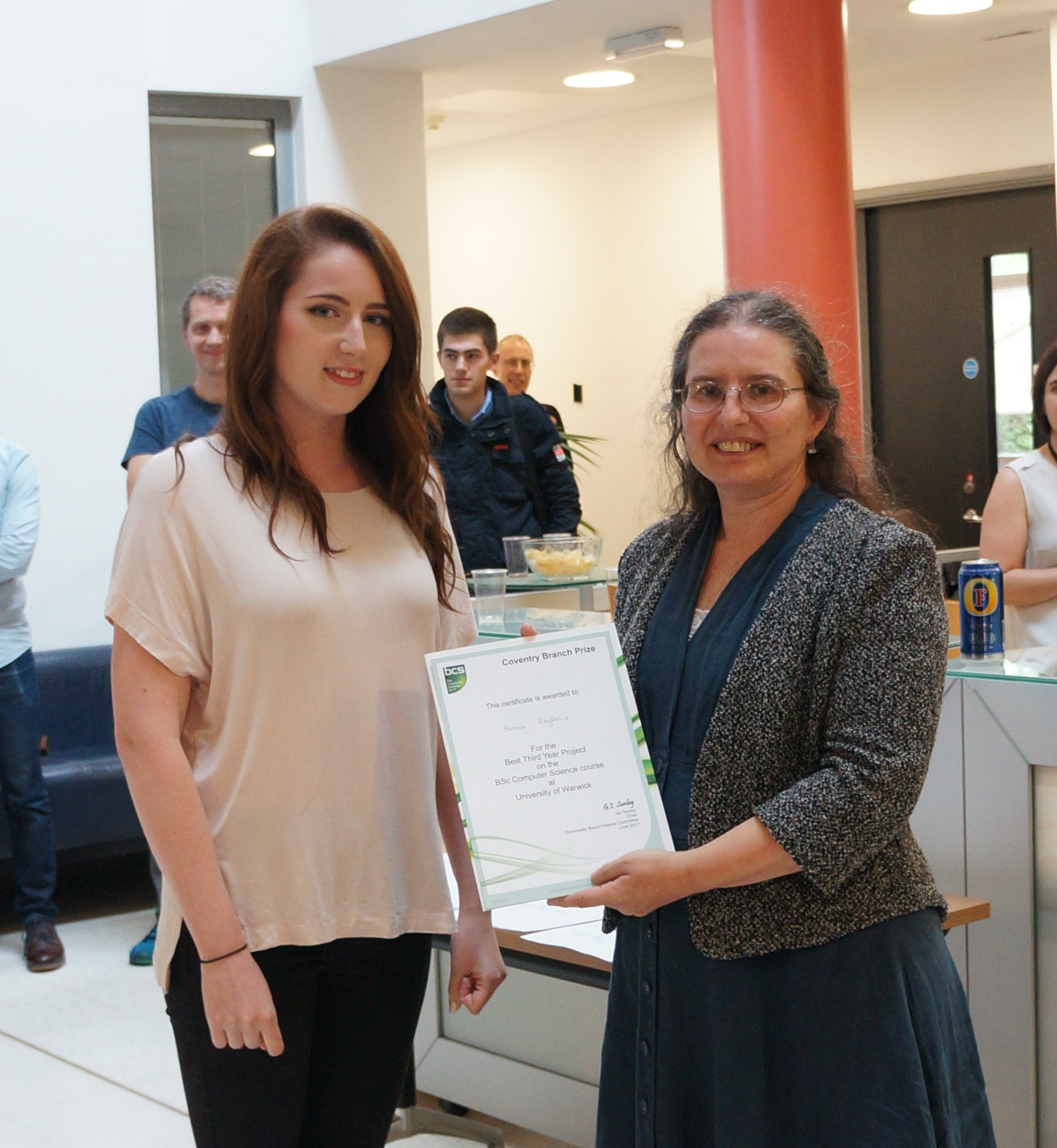 BCS Prizes awarded to University students – BCS Coventry